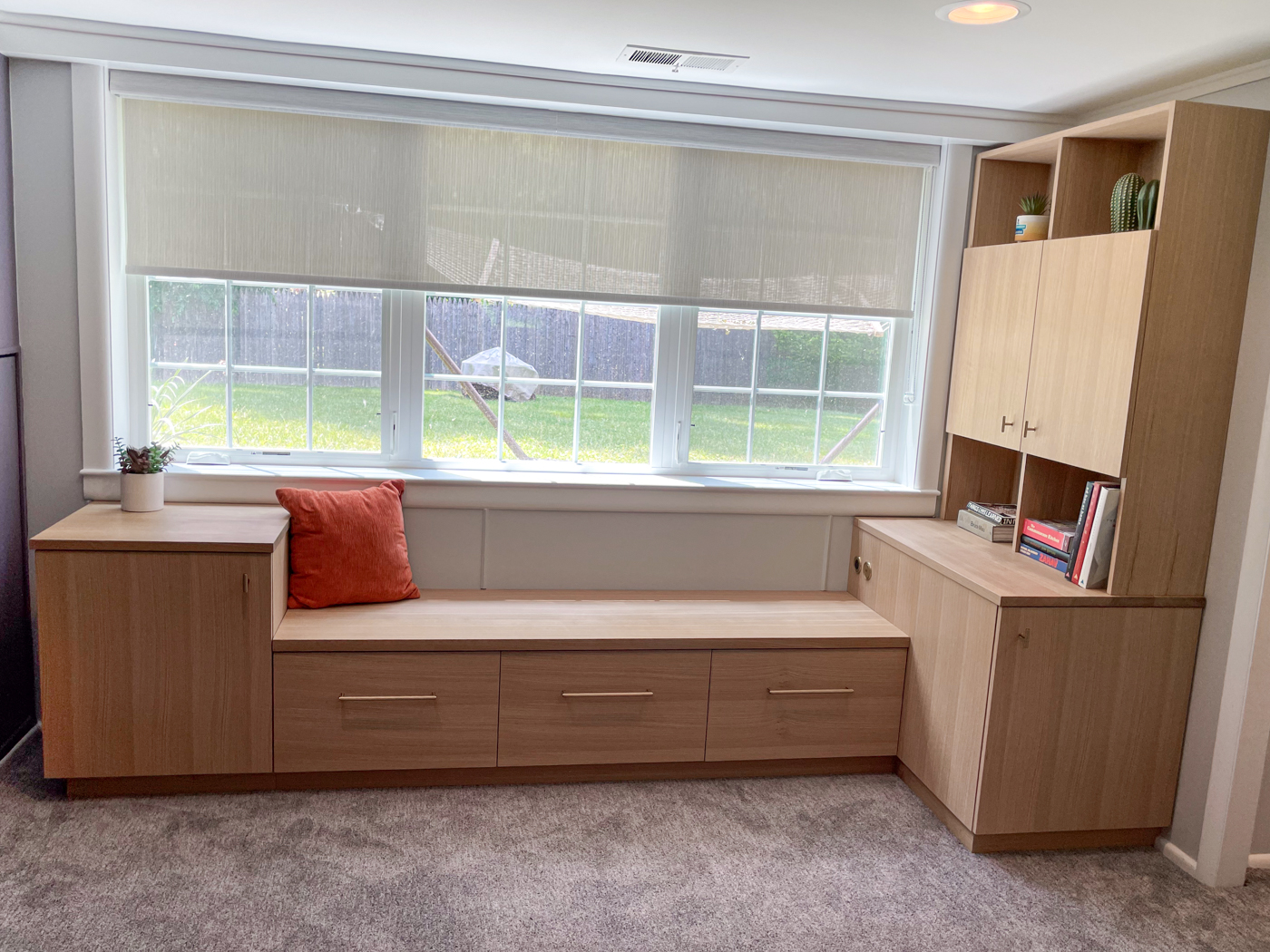 White Oak Window Bench Built ins Home. Reclaimed